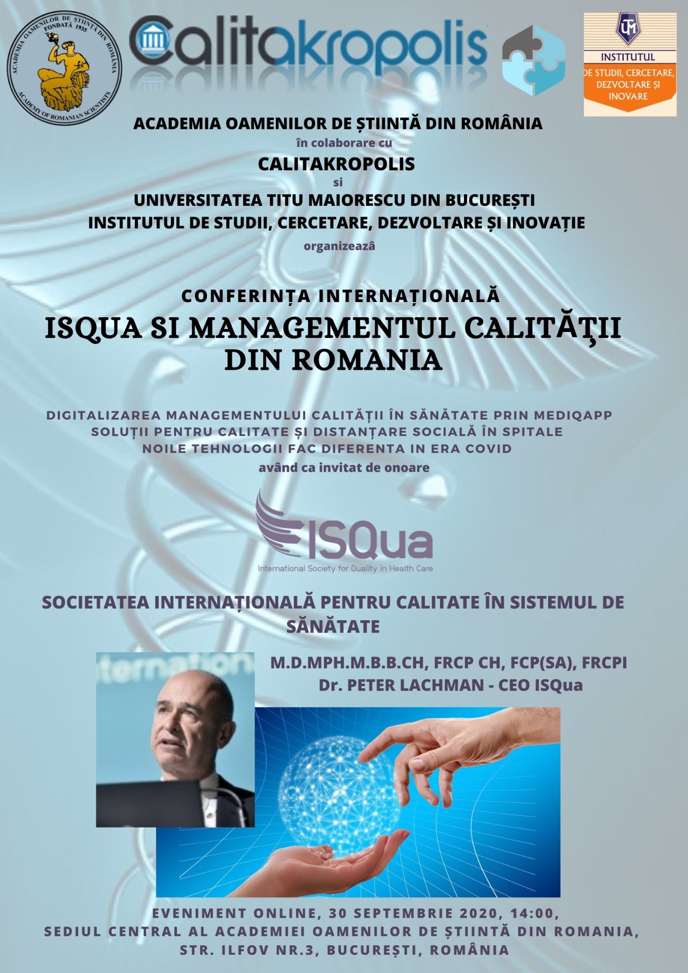 Partnership Romanian Academy of Scientistsde Stiinta din Romania ...